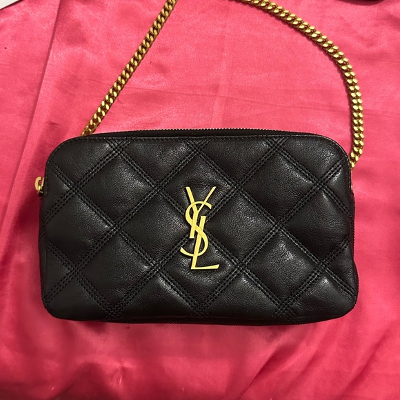 Saint Laurent | Bags | Saint Laurent Becky Double Zip Crossbody Bag ...